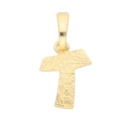 Adelia&acute;s Buchstabenanh&auml;nger ADELIA&acute;S "Buchstabenanh&auml;nger T 333 Gold ( 8K )", gold, Schmuckanh&auml;nger, Damen, T, Gold, Goldanh&auml;nger Buchstabe T
