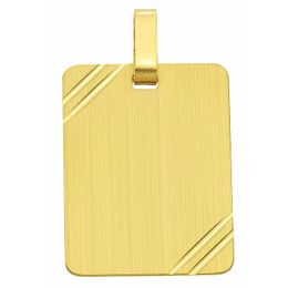 Adelia&acute;s Kettenanh&auml;nger ADELIA&acute;S "Gravurplatte 333 Gold ( 8K )", gold, Schmuckanh&auml;nger, Damen, Gold, Kettenanh&auml;nger, Goldanh&auml;nger