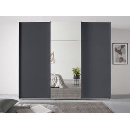 Schwebet&uuml;renschrank Rauch "Kleiderschrank Schrank Garderobe Ankleide TOPSELLER OTELI", grau (graumetallic), B:271cm H:229cm T:62cm, Holzwerkstoff, Schr&auml;nke, Schwebet&uuml;renschrank, Breiten 203/271/315/360 cm H&ouml;hen 210/229 cm MADE IN GERMANY
