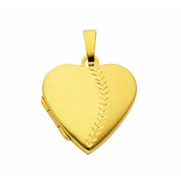 Adelia&acute;s Medallionanh&auml;nger ADELIA&acute;S "Medaillon 333 Gold ( 8K )", gold, Schmuckanh&auml;nger, Damen, Gold, Goldanh&auml;nger