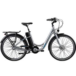 Z&uuml;ndapp E-Bike Z&Uuml;NDAPP "Green 2.7" Gr. 46, grau, Elektrofahrr&auml;der, 46cm, 26 Zoll (66,04cm), Pedelec, Elektrofahrrad f&uuml;r Damen u. Herren