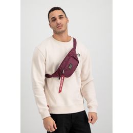 G&uuml;rteltasche Alpha Industries "Crew Waist Bag", rot (burgundy), Shell: 100% Nylon. Lining: 100% Nylon, Taschen G&uuml;rteltasche