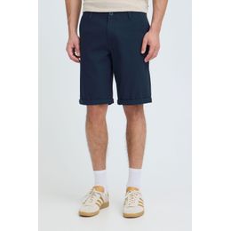 Chinoshorts Blend "BHStino", Herren, Gr. L, US-Gr&ouml;&szlig;en, marineblaus, Web, 98% Baumwolle, 2% Elasthan, unifarben, Basic, normal knielang, Hosen Chinoshorts, Basic Chinoshorts mit gekrempeltem Bein
