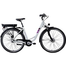 Z&uuml;ndapp E-Bike Z&Uuml;NDAPP "Z502" Gr. 50, wei&szlig;, Elektrofahrr&auml;der, 50cm, 28 Zoll (71,12cm), Pedelec, Elektrofahrrad f&uuml;r Damen und Herren