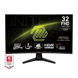 GAMEMAX Gaming-PC-Komplettsystem "MegaDeal AERIS GB 2796 AMD Ryzen 5 5500 16GB 480GB SSD RTX 5060", Energieeffizienz: E (A-G), schwarz, Microsoft Windows 11 Home (64 Bit), 16 GB RAM 480 GB SSD, Computer_Komplettsysteme, Windows 11 + MSI MAG 32C6X Curved Monitor 80cm (32")