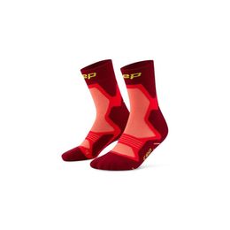 CEP Core Run Cushion Mid Cut Socks Bekleidung Unisex rot XL