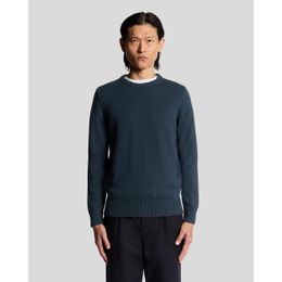 Lyle & Scott Lyle & Scott &ndash; Rundhalspullover aus Wollmischung &ndash; Schwarz