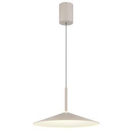 Globo LIGHTING H&auml;ngeleuchte "LAMPONE", wei&szlig; (sandfarben), 1, &Oslash; 47,5cm H: 150cm, 1 Stk., Leuchten, H&auml;ngeleuchte, Opalglas, Soft-Lift, LED 18W, H&auml;ngeleuchte