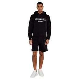 Dsquared2 Milano Logo Schwarzer Trainingsanzug