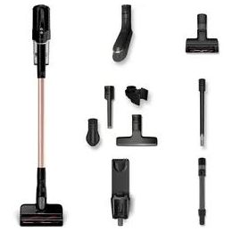 Miele Akku-Handstaubsauger "Duoflex HX1 TotalCare, 2in1-Funktion", schwarz (obsidianschwarz spacegrau), B:26cm H:125cm T:26cm, Akkusauger, mit Elektrob&uuml;rste MultiFloor und CarCare Set, Obsidianschwarz Ros&eacute;gold