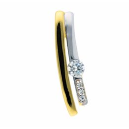 Adelia&acute;s Kettenanh&auml;nger ADELIA&acute;S "Anh&auml;nger 333 Gold ( 8K ) mit Zirkonia", silber, Schmuckanh&auml;nger, Damen, mit Zirkonia, Gold, Kettenanh&auml;nger, Goldanh&auml;nger