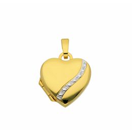 Adelia&acute;s Medallionanh&auml;nger ADELIA&acute;S "Medaillon 333 Gold ( 8K )", silber, Schmuckanh&auml;nger, Damen, Gold, Goldanh&auml;nger