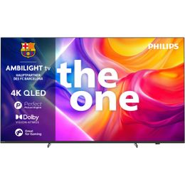 Philips QLED-Fernseher "75PUS9000/12", Energieeffizienz: E (A-G), grau, 75 &Prime;, Fernseher, Ambilight, P5 Picture Engine, Dolby Vision, Dolby Atmos, Gaming, Alexa