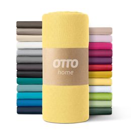 Spannbettlaken OTTO HOME "PAPRIKA", gelb, B:160cm L:200cm, Microfaser-Jersey, Obermaterial: 100% Polyester, Bettlaken, Spannbettlaken, Bettlaken Laken in zwei Qualit&auml;ten: Fleece & Jersey, schnelltrocknend