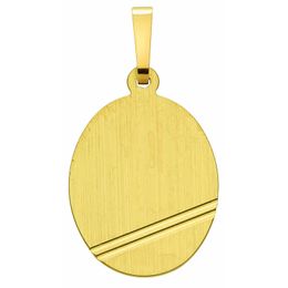 Adelia&acute;s Kettenanh&auml;nger ADELIA&acute;S "Gravurplatte 333 Gold ( 8K )", gold, Schmuckanh&auml;nger, Damen, Gold, Kettenanh&auml;nger, Goldanh&auml;nger
