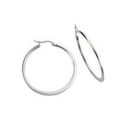 ZEEme Stainless Steel Ohrringe Edelstahl 3,9cm Durchmesser