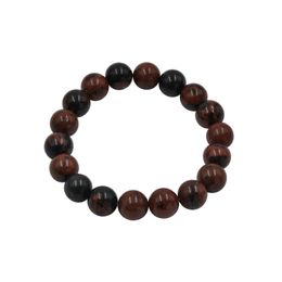 Steuer Modeschmuck Armband Stretch mit Echtstein Jaspis braun