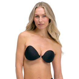 Klebe-BH MAGIC BODYFASHION, Damen, Gr. Cup E, leopard schwarz, Obermaterial: 82% Polyamid, 18% Elasthan, BHs Klebe-BH