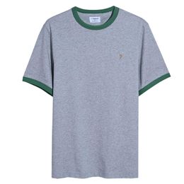 Farah - "Groves" T-Shirt f&uuml;r Herren, Ringer-Stil (Grau)