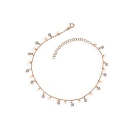 dKeniz Armband 925 Sterling Silber ros&eacute;vergoldet Wunderkette Zirkonia