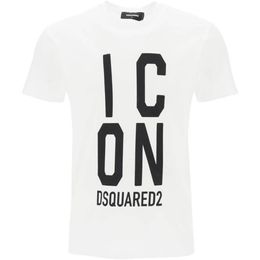 Dsquared2 Bold Icon Logo Cool Fit White T-Shirt