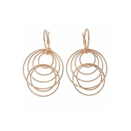 Steuer Modeschmuck Ohrh&auml;nger Metall Gl&auml;nzend ros&eacute; vergoldet