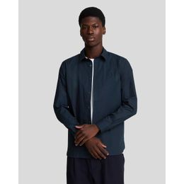 Lyle & Scott Lyle & Scott Popeline-Hemd aus Stretch-Stoff &ndash; Marineblau