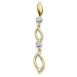 Adelia&acute;s Kettenanh&auml;nger ADELIA&acute;S "Anh&auml;nger aus 333 Gelbgold", gold, Schmuckanh&auml;nger, Damen, Gold, Kettenanh&auml;nger, mit Zirkonia