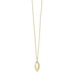 Adelia&acute;s Kettenanh&auml;nger ADELIA&acute;S "Anh&auml;nger aus 333 Gelbgold", gold, Schmuckanh&auml;nger, Damen, Gold, Kettenanh&auml;nger, mit Zirkonia