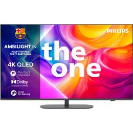 Philips QLED-Fernseher "65PUS9000/12", Energieeffizienz: E (A-G), grau, 65, Fernseher, Ambilight, P5 Picture Engine, Dolby Vision, Dolby Atmos, Gaming, Alexa