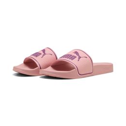 Badesandale Puma "LEADCAT 20 BX", Herren, Gr. 37, rosy outlook, plum wine, Synthetik, bedruckt, Schuhe, gepolsterter Lederriemen, geformtes Fu&szlig;bett