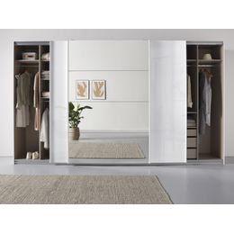 Schwebet&uuml;renschrank Rauch "Kleiderschrank Schrank Garderobe Ankleide TOPSELLER OTELI", wei&szlig; (alpinwei&szlig;, hochglanz wei&szlig;), B:360cm H:210cm T:62cm, Holzwerkstoff, Schr&auml;nke, Schwebet&uuml;renschrank, Breiten 203/271/315/360 cm H&ouml;hen 210/229 cm MADE IN GERMANY