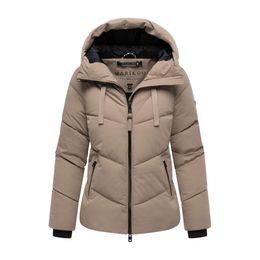 Marikoo Damen Wintersteppjacke Kwamee mit Kapuze & Zwei-Wege-Rei&szlig;verschluss