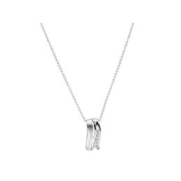 ZEEme Basic Anh&auml;nger mit Kette 925/- Sterling Silber rhodiniert Zirkonia