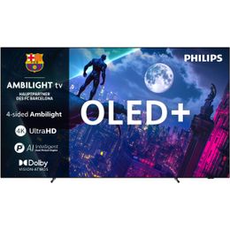 Philips OLED-Fernseher "65OLED950/12", Energieeffizienz: G (A-G), schwarz, 65, Fernseher, Ambilight, P5 AI, Dolby Vision & Atmos, Google TV, High-End Gaming