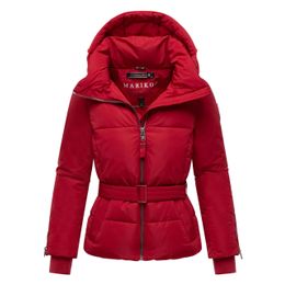 Marikoo Damen Steppjacke Aleyna mit Tailleng&uuml;rtel & Magnetverschl&uuml;ssen