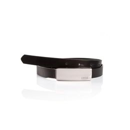 Koppelg&uuml;rtel Cinque "CAVO", Damen, Gr. 95, schwarz (schwarz uni), B&uuml;ffelleder, unifarben, G&uuml;rtel Koppelg&uuml;rtel, Mit Logo-Schriftzug