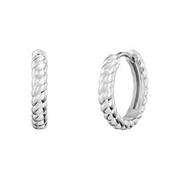 JULIE JULSEN Creolen 925/- Sterling Silber rhodiniert 15mm