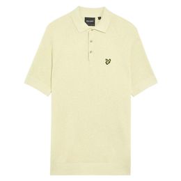 Lyle & Scott Lyle & Scott - Poloshirt f&uuml;r Herren, Jerseyware, Leinen-Mischung (Beige)