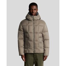 Lyle & Scott Lyle & Scott Square Cocoon Pufferjacke - Braun