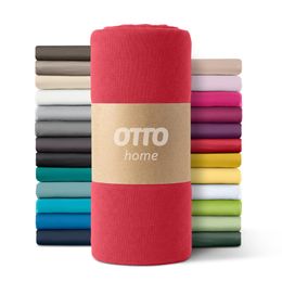 Spannbettlaken OTTO HOME "PAPRIKA", rot, B:200cm L:200cm, Microfaser-Jersey, Obermaterial: 100% Polyester, Bettlaken, Spannbettlaken, Bettlaken Laken in zwei Qualit&auml;ten: Fleece & Jersey, schnelltrocknend, Topseller
