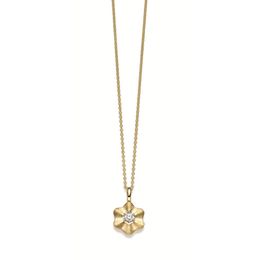 Adelia&acute;s Kettenanh&auml;nger ADELIA&acute;S "Anh&auml;nger aus 333 Gelbgold", gold, Schmuckanh&auml;nger, Damen, Gold, Kettenanh&auml;nger, mit Zirkonia