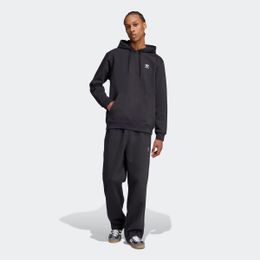 Sporthose adidas originals "ESS OPEN PT", Herren, Gr. L, N-Gr, schwarz (schwarz, normal, gr.), Obermaterial: 70% Baumwolle, 30% Polyester, Hosen Sporthose