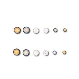 Steuer Modeschmuck Ohrstecker-Set Ohrstecker-Set 6 Paare