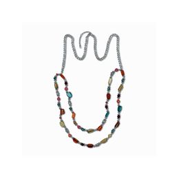 Steuer Modeschmuck Kette Modekette Muschel multi color