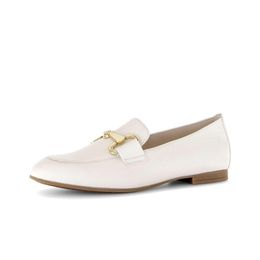 Slipper Gabor "Slipper", Damen, Gr. 38,5, creme, Schuhe Slipper