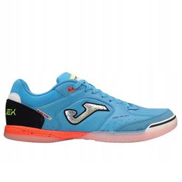 Joma - Herren Hallenfu&szlig;ballschuhe "Top Flex 25", Leder (Blau)