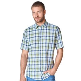 Kurzarmhemd Casamoda "Casamoda Freizeithemd Kurzarm kariert", Herren, Gr. 6XL, Normalgr&ouml;&szlig;en, gr&uuml;n, 100% Baumwolle, kariert, l&auml;ssig geschnitten, Hemden