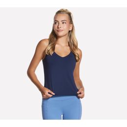 Sporttop Skechers "GOWALK EVOLUTION TANK", Damen, Gr. XS (34), blau, Obermaterial: 88% Nylon, 12% Elasthan, Tops Sporttop, f&uuml;r Fitness und sportliche Aktivit&auml;ten, sportlicher Stil