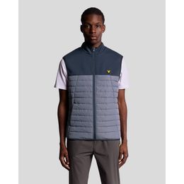 Lyle & Scott Lyle & Scott Sports Hybrid-Fleeceweste - Blau
